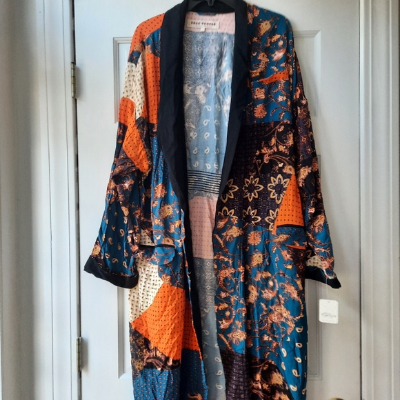 Free People | Kimonos & Yukatas | New Free People Patchwork Duster ...